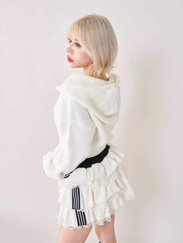 DDショートニットジップパーカー – Darich (ダーリッチ)